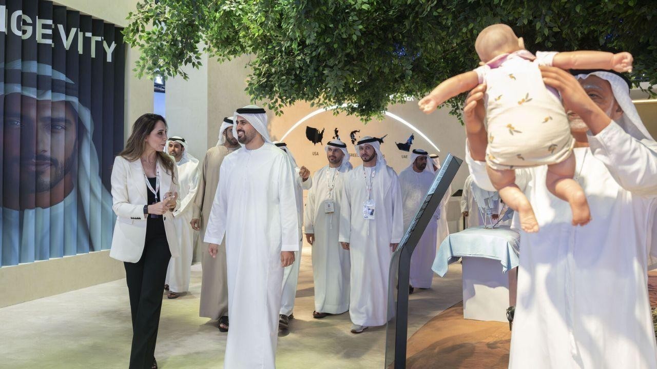 Theyab bin Mohamed visits Abu Dhabi Global Health Week 2025