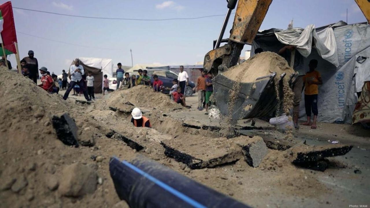 UAE Lifeline Project Delivers Clean Water to Al Mawasi, Gaza